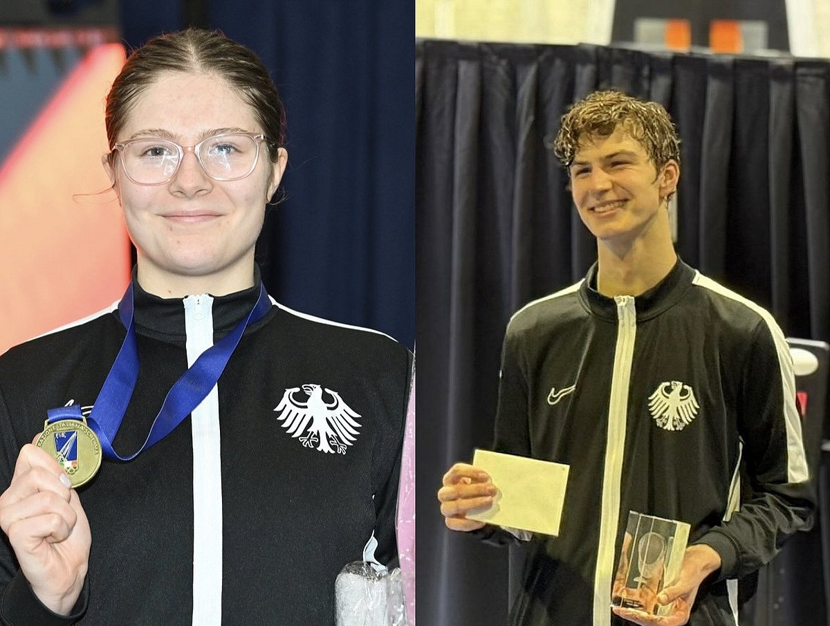 Perfekter Einstieg: Eva Steffens und Ole Petersen holen Medaillen