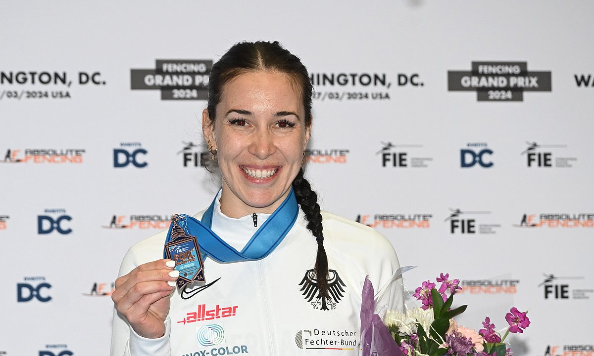 Washington: Anne Sauer gewinnt Bronzemedaille